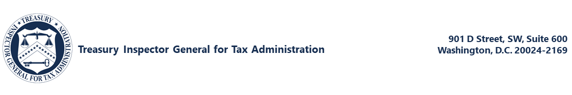 Treasury Inspector General for Tax Administration